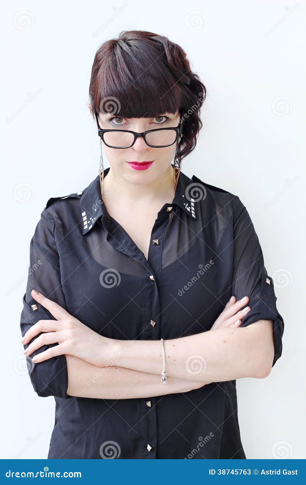 Strict look stock image. Image of bearer, business, highschool - 38745763