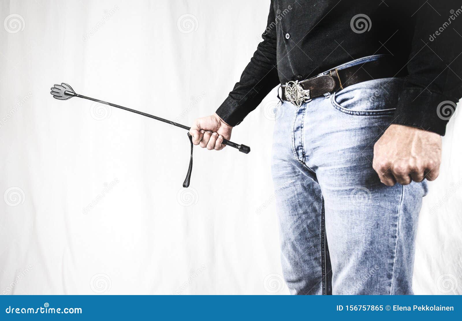 Strict man with bat. stock image. Image of attractive - 156757865