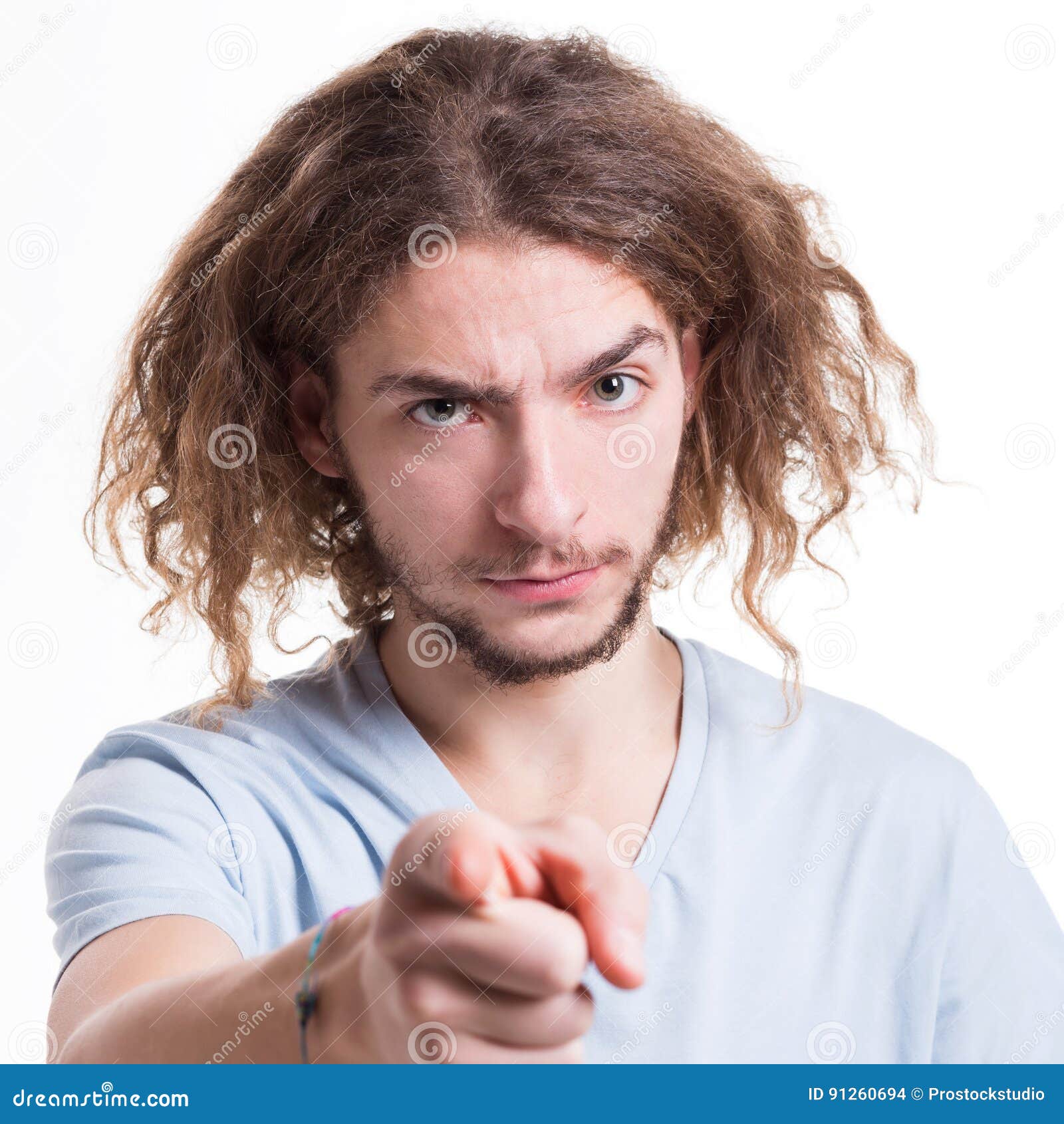 Strict Man Point Gesturing Index Finger on You Stock Photo - Image of ...
