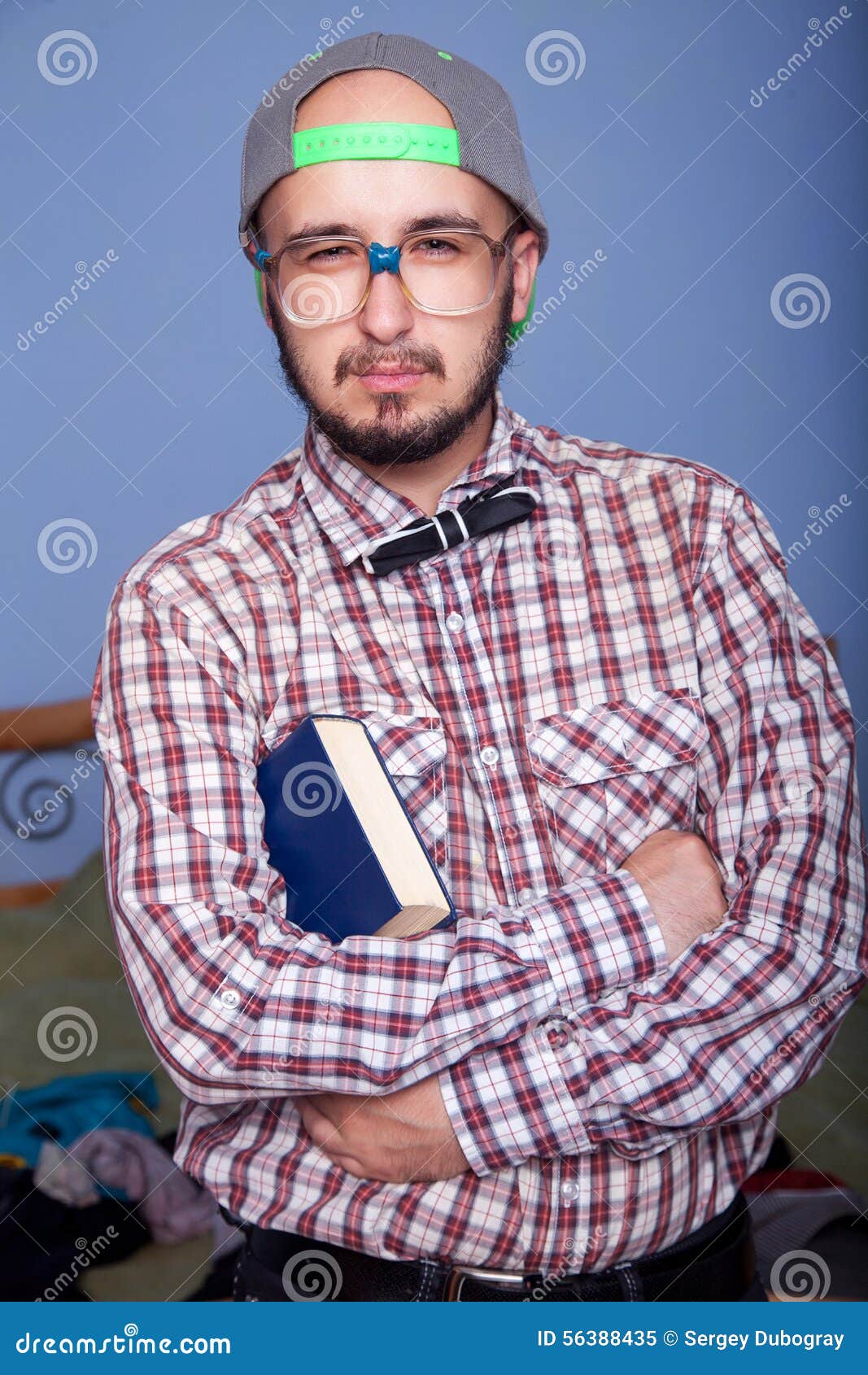 Nerd With Book Royalty-Free Stock Image | CartoonDealer.com #57817432