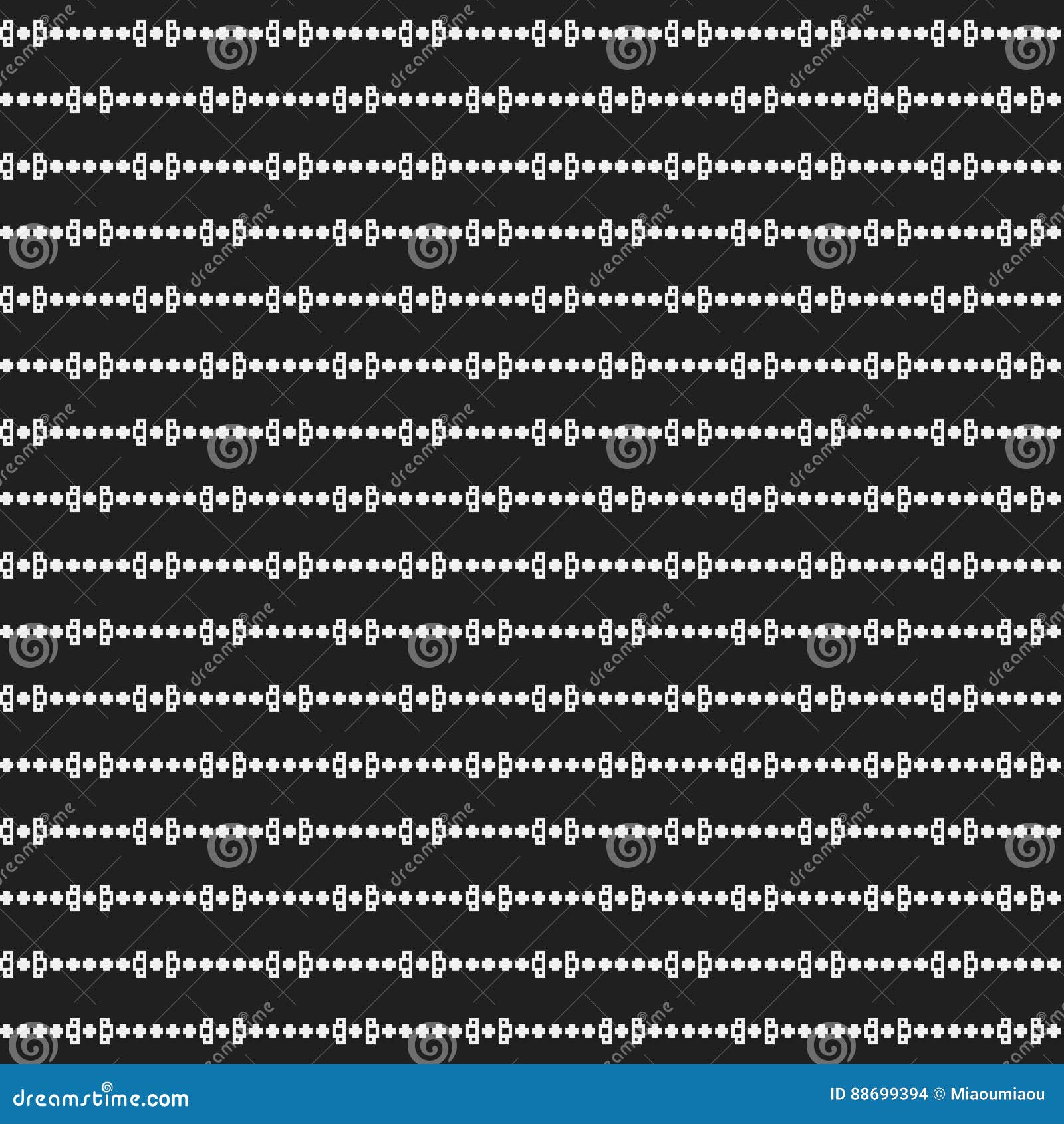 Strict Pixelated Seamless Pattern in Corporate Style Stock Vector ...