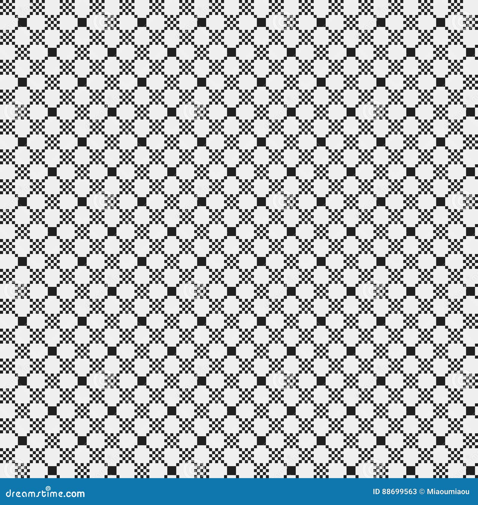 Strict Pixelated Seamless Pattern in Corporate Style Stock Vector ...