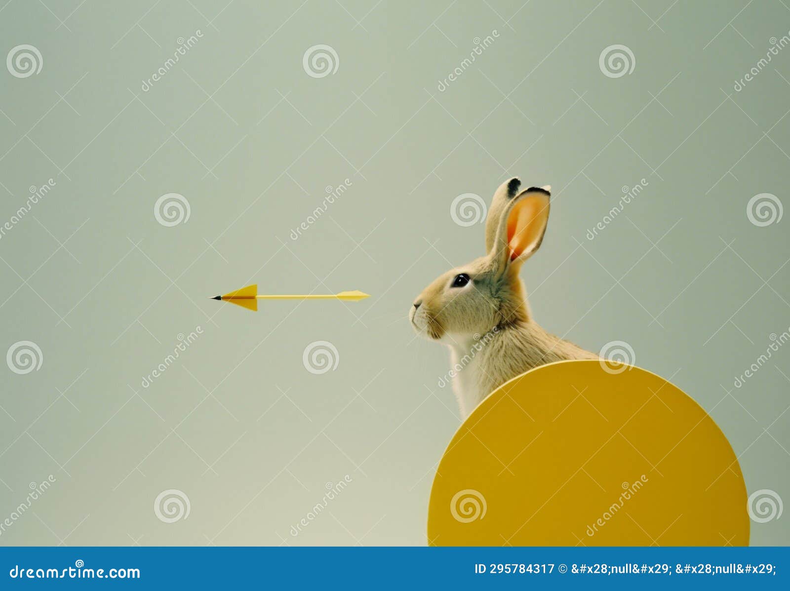 Strict Rabbit Business Idea. Stylish Animal Stock Illustration ...