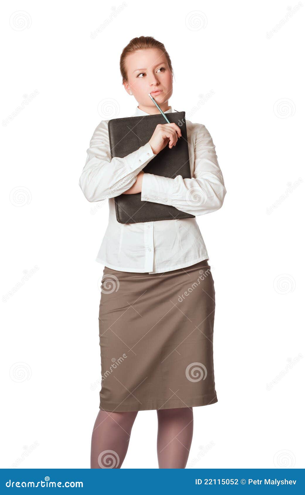 Strict Teacher With Class Book Stock Photography - Image: 22115052