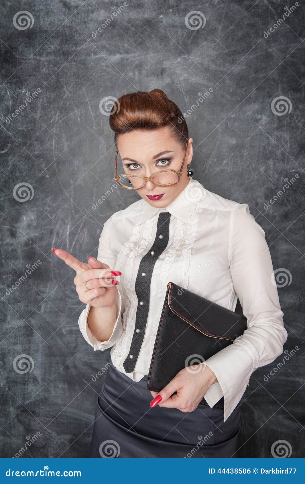 Strict Teacher in Eyeglasses Stock Photo - Image of eyeglasses, funny ...