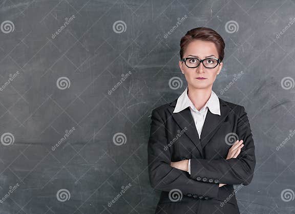 Strict teacher stock image. Image of portrait, strict - 32336115