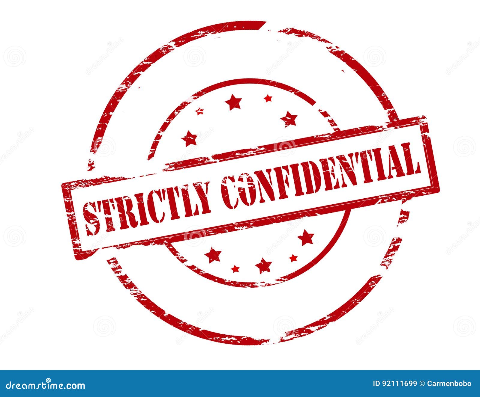 Strictly confidential stock illustration. Illustration of strictly ...