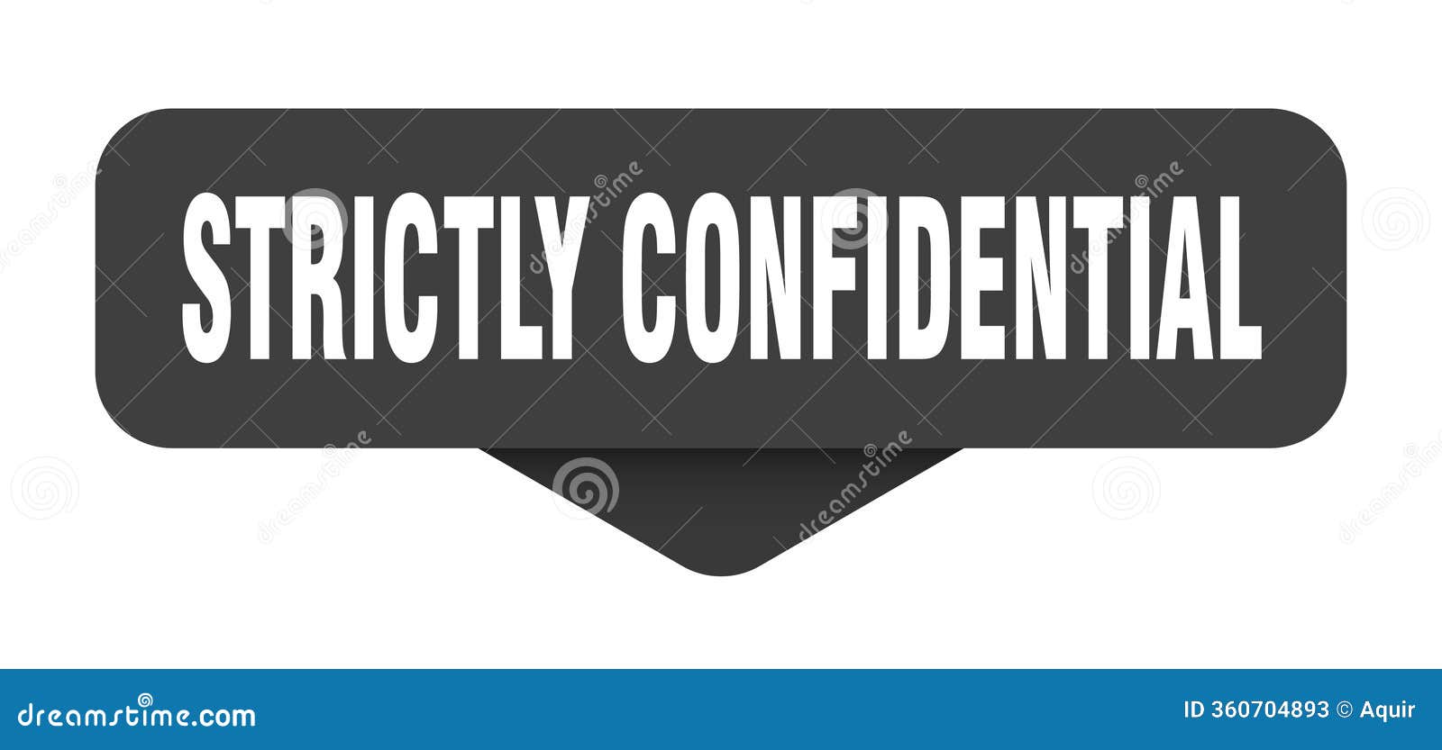 Confidential Sticker. Confidential Sign On Transparent Background ...