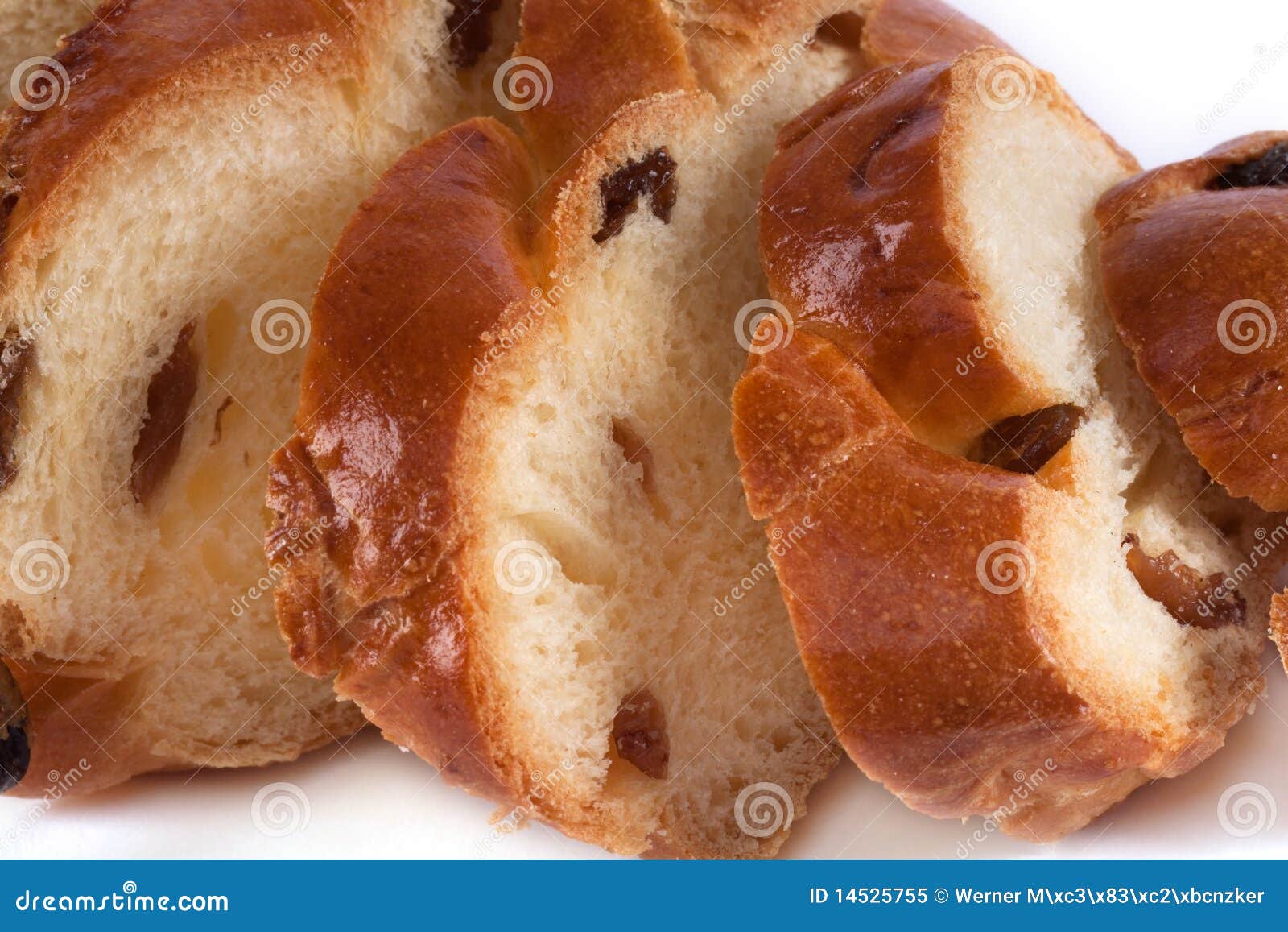 Strietzel image stock. Image du gourmet, blanc, isolement - 14525755