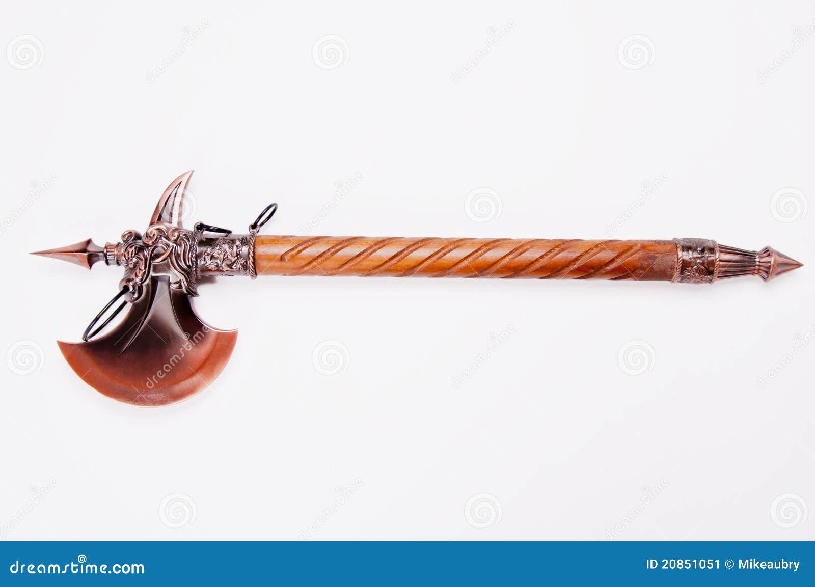 Strijdbijl 2 stock afbeelding. Image of bijl, duel, metaal - 20851051