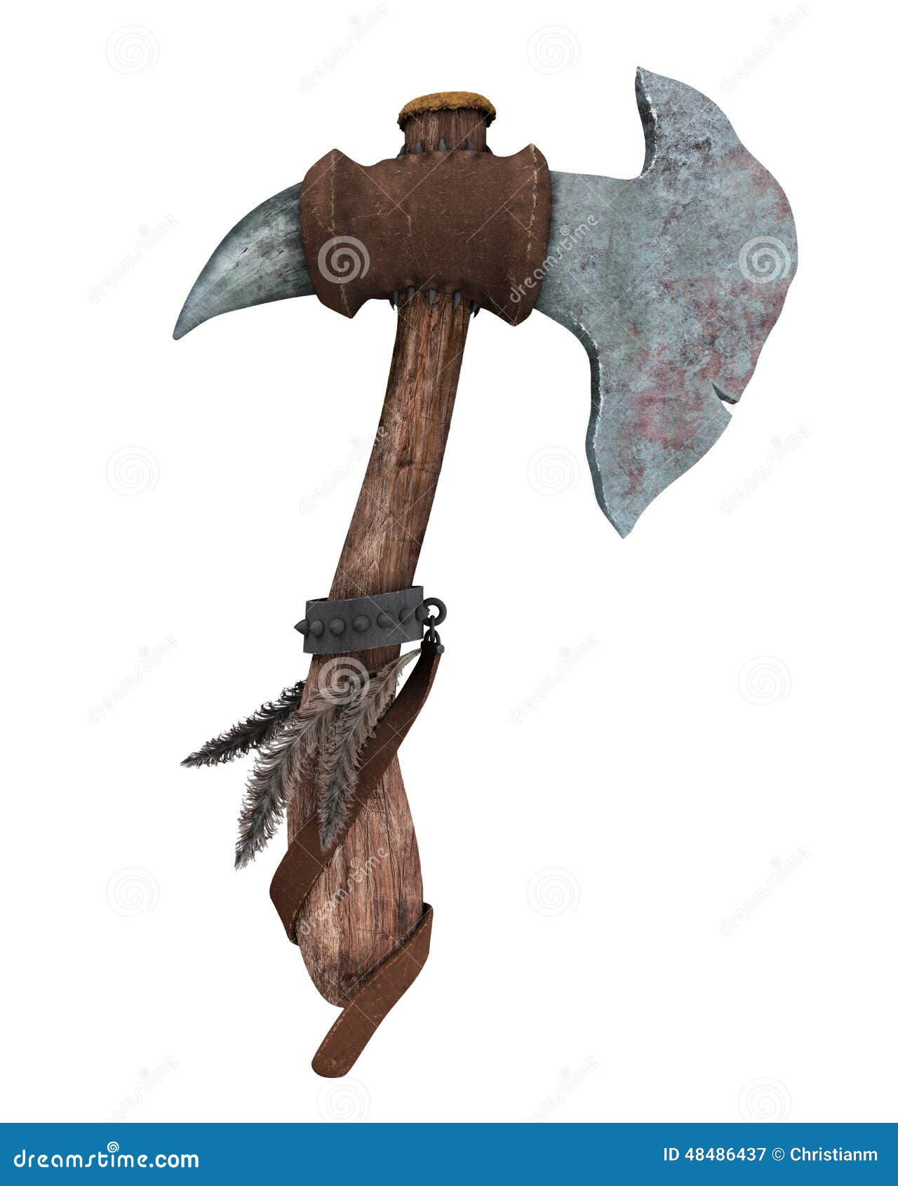 Strijdbijl stock afbeelding. Illustration of apparatuur - 48486437