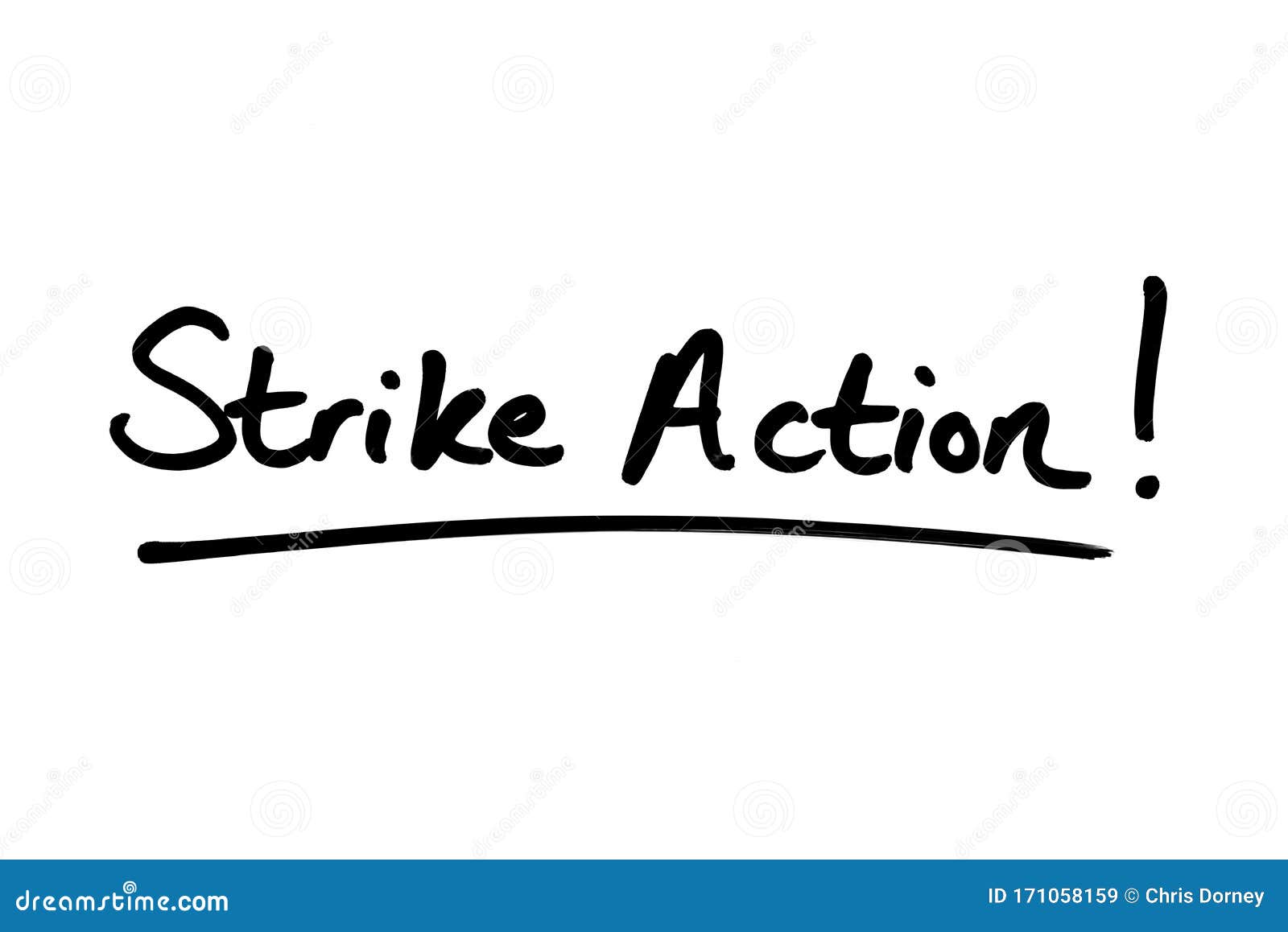 Strike Action stock image. Image of memo, employment - 171058159