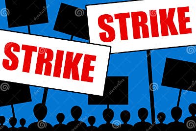 Strike stock illustration. Illustration of assertive - 33594175