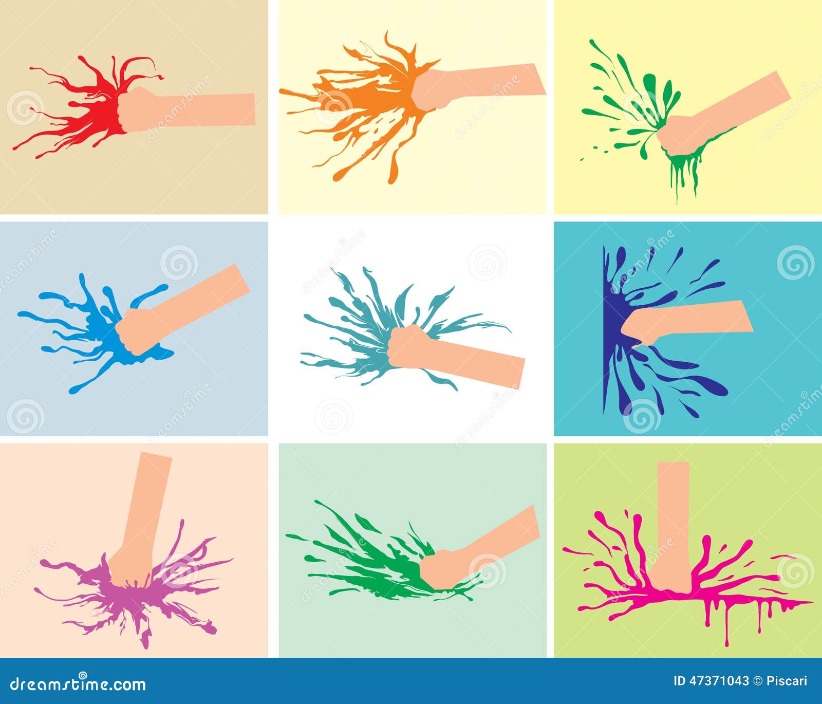Strike stock vector. Illustration of stress, icon, hand - 47371043