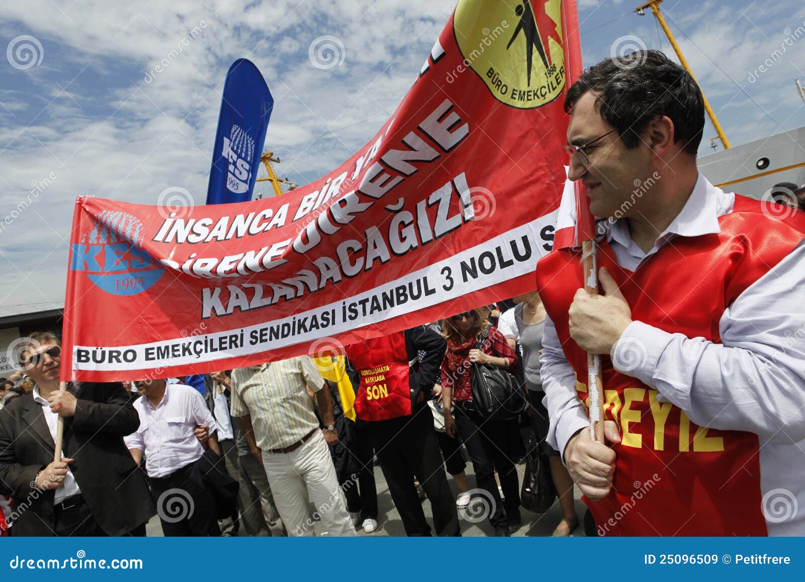 Strike in Istanbul,Turkey editorial stock image. Image of strike - 25096509
