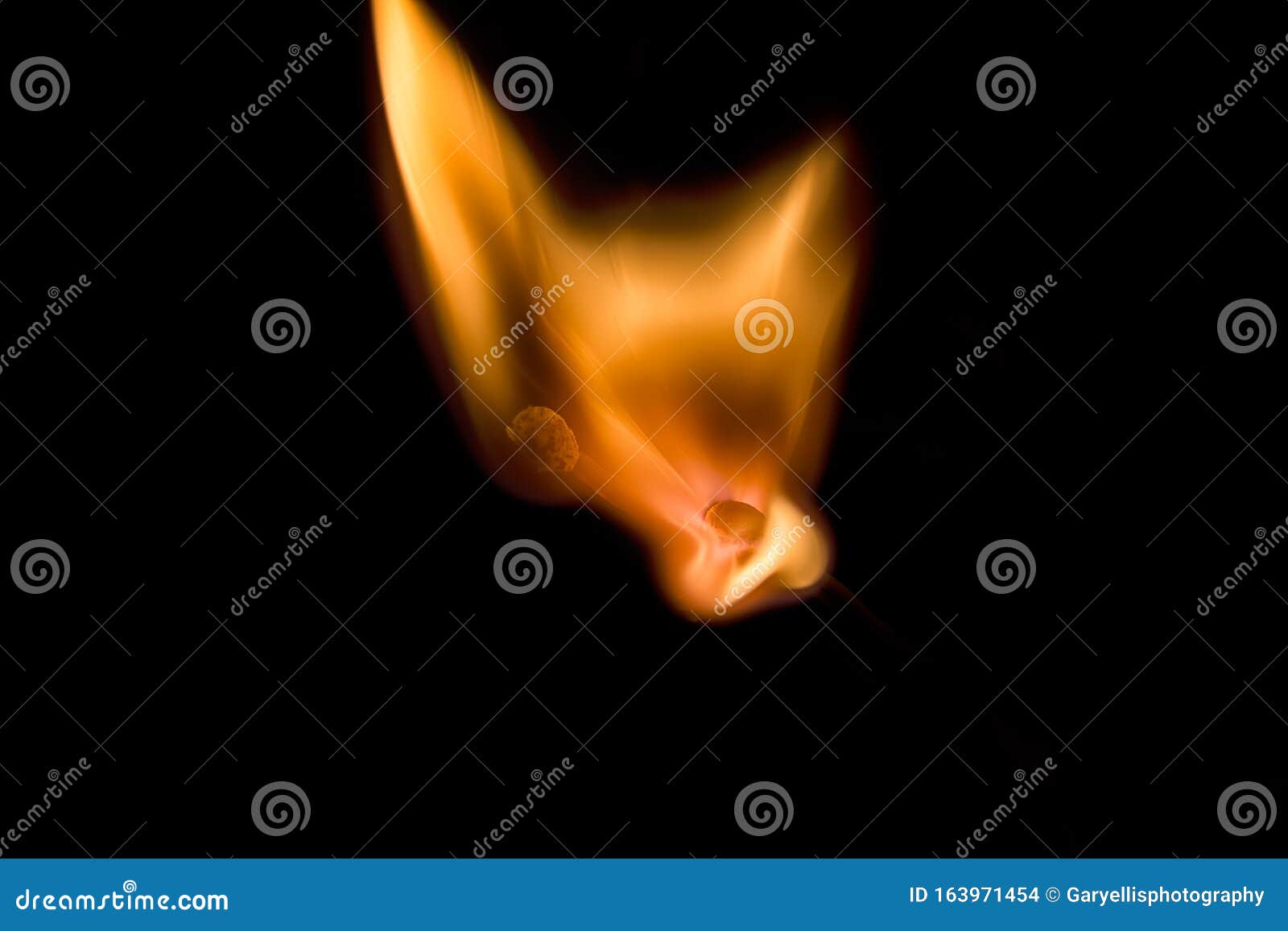 A Match Being Struck Alight Stock Photo - Image of danger, concept ...