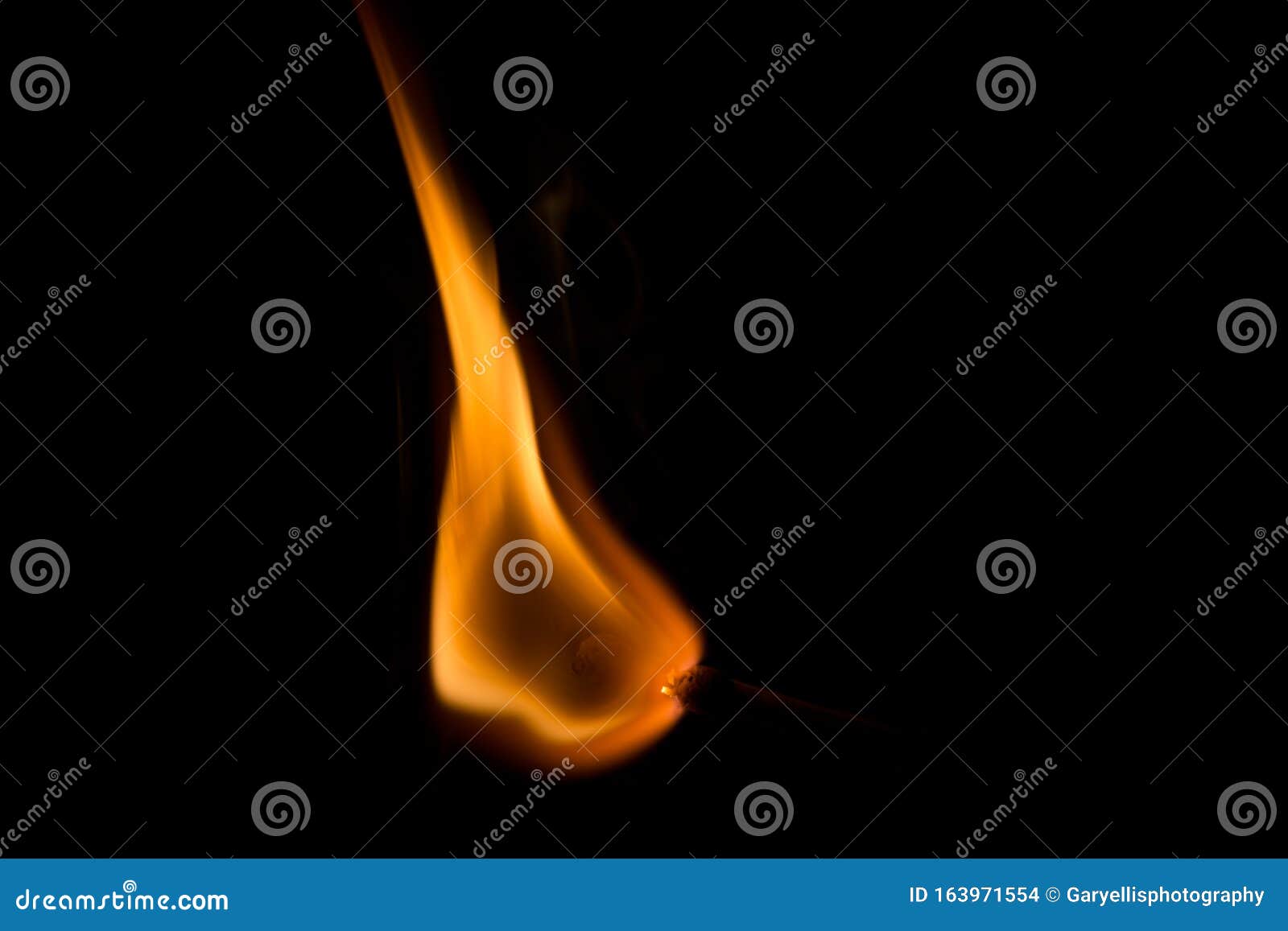 A Match Being Struck Alight Stock Photo - Image of ignite, flaming ...