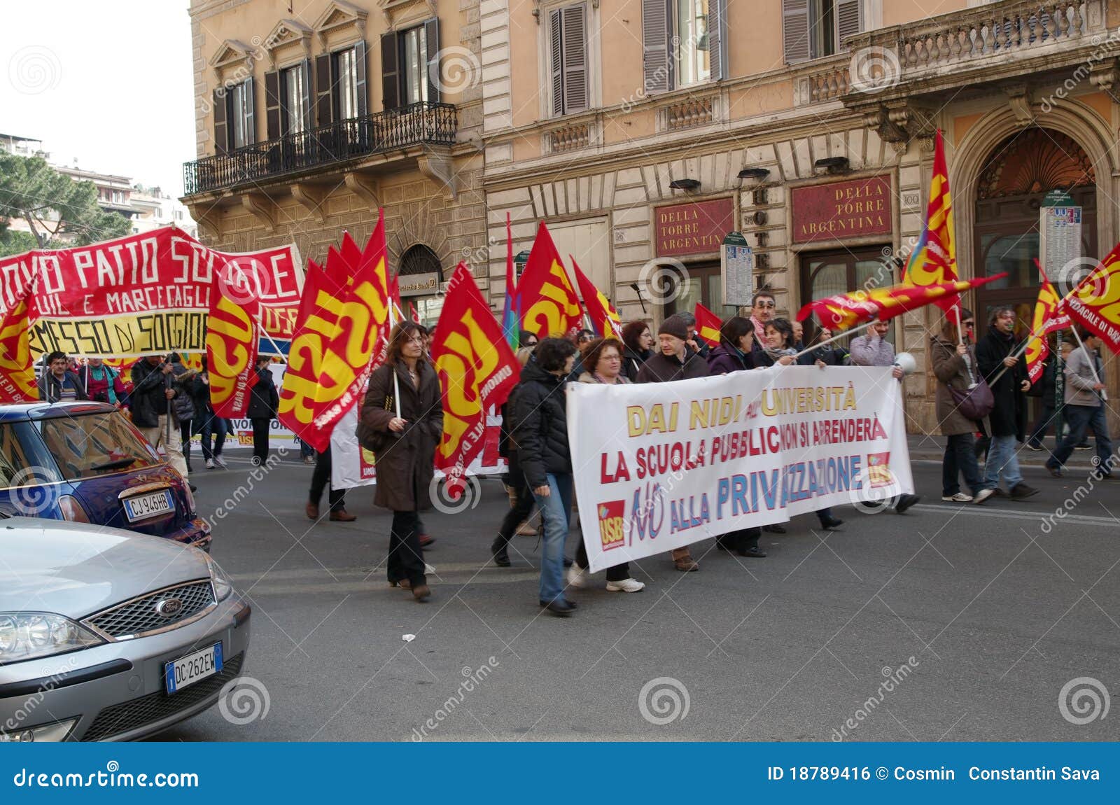 Strike in Rome editorial photo. Image of gathering, liberate - 18789416