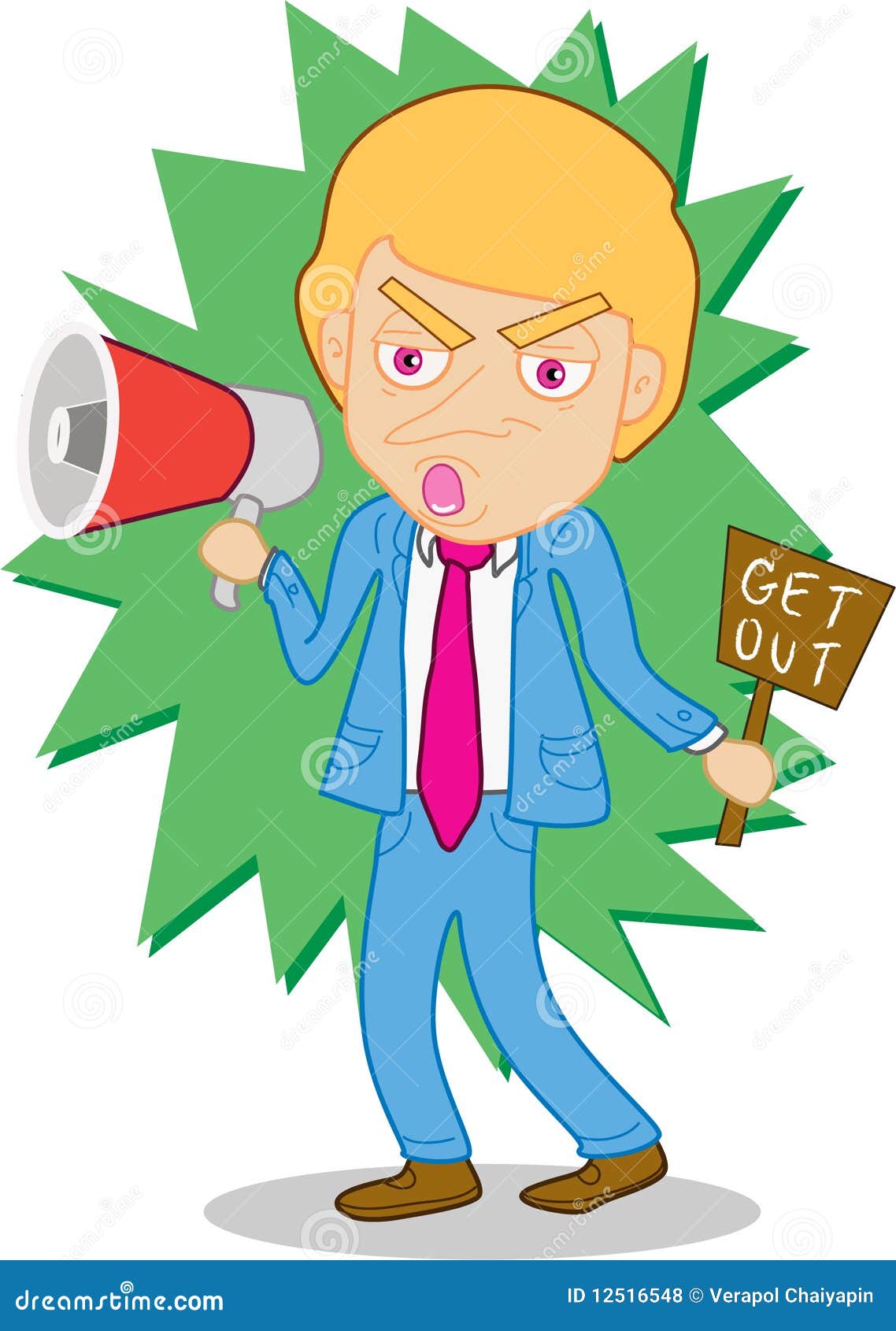 Strike! Strike! Strike! stock illustration. Illustration of resist ...