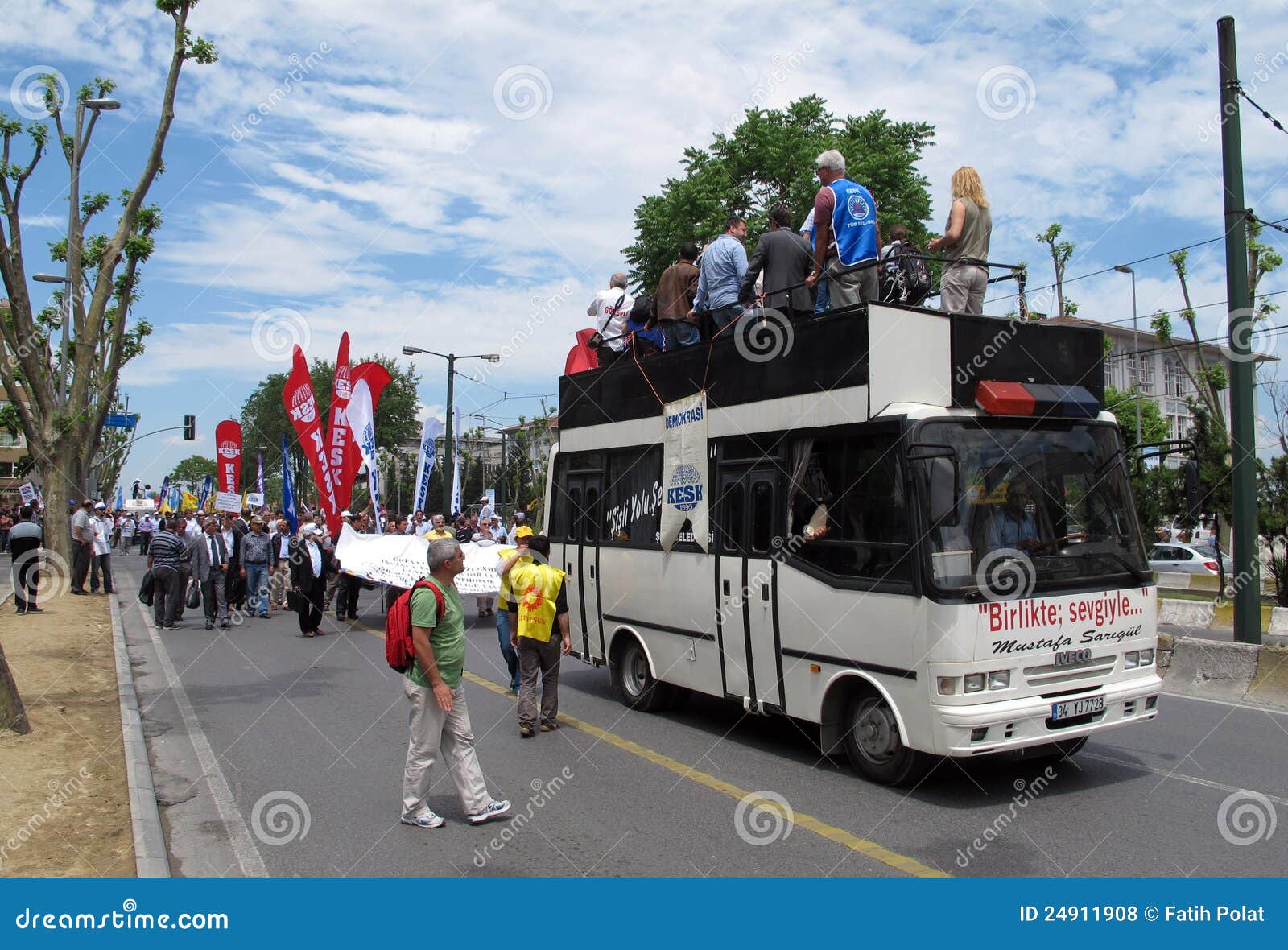 STRIKE in TURKEY editorial stock photo. Image of benefit - 24911908