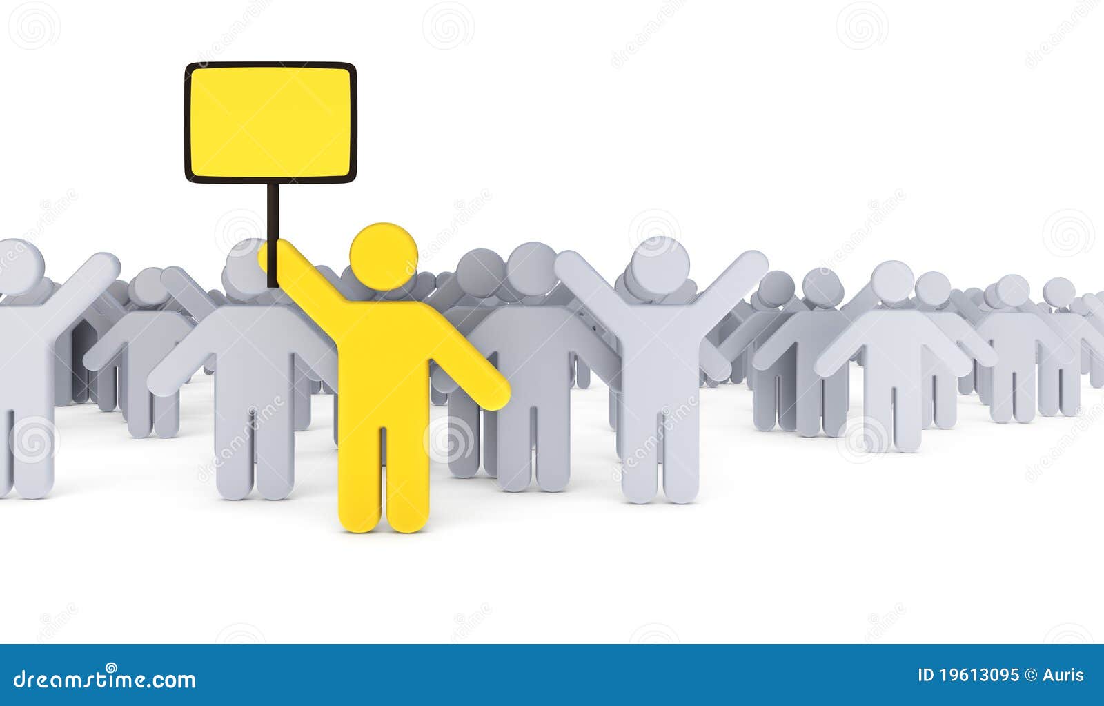 Strike of workers stock illustration. Illustration of action - 19613095