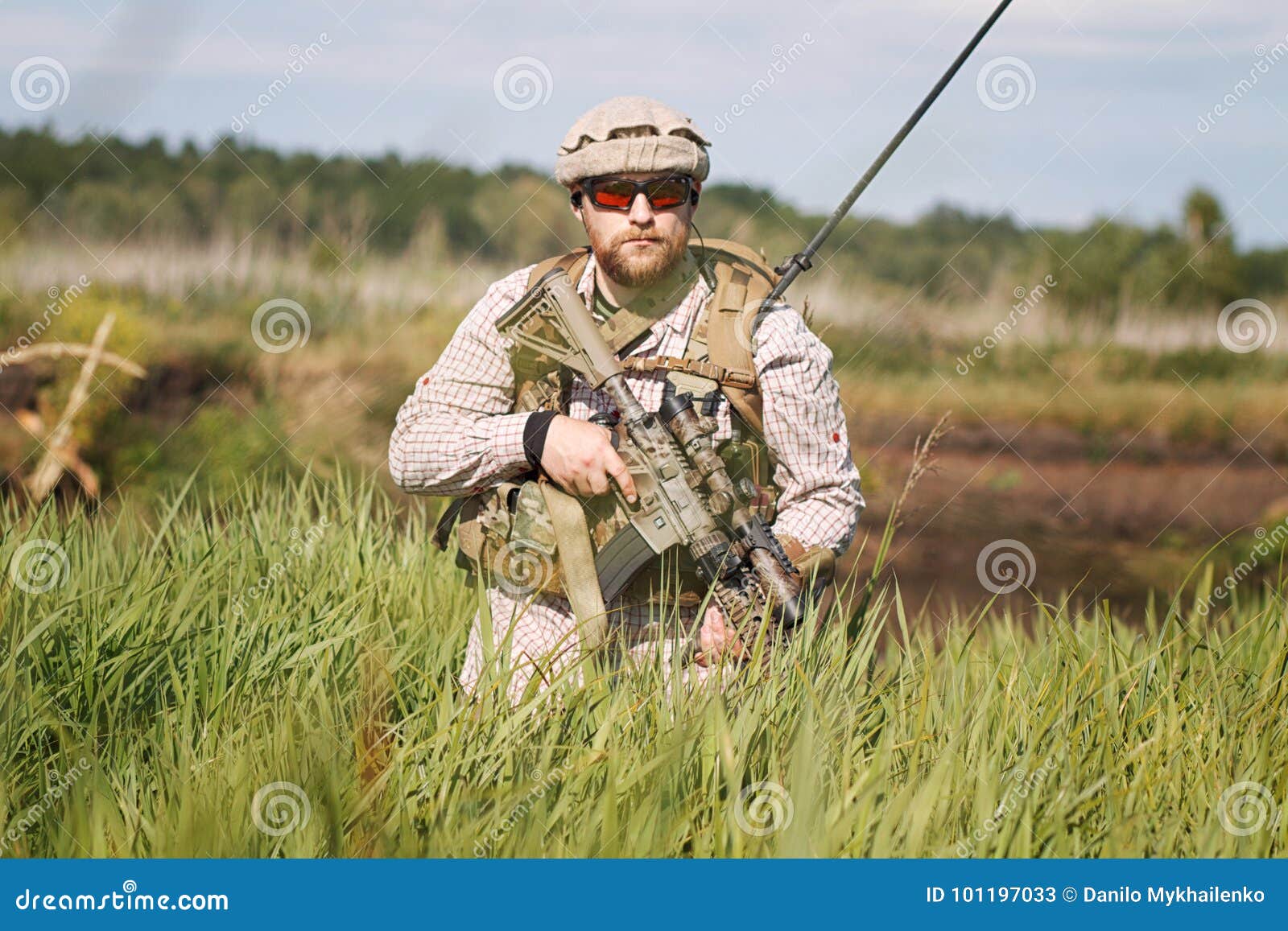 Strikeball warrior stock image. Image of guarde, armor - 101197033