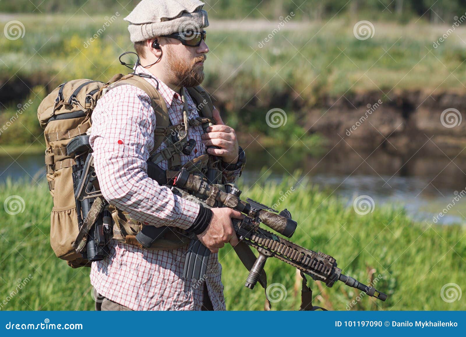 Strikeball warrior stock photo. Image of glowes, core - 101197090