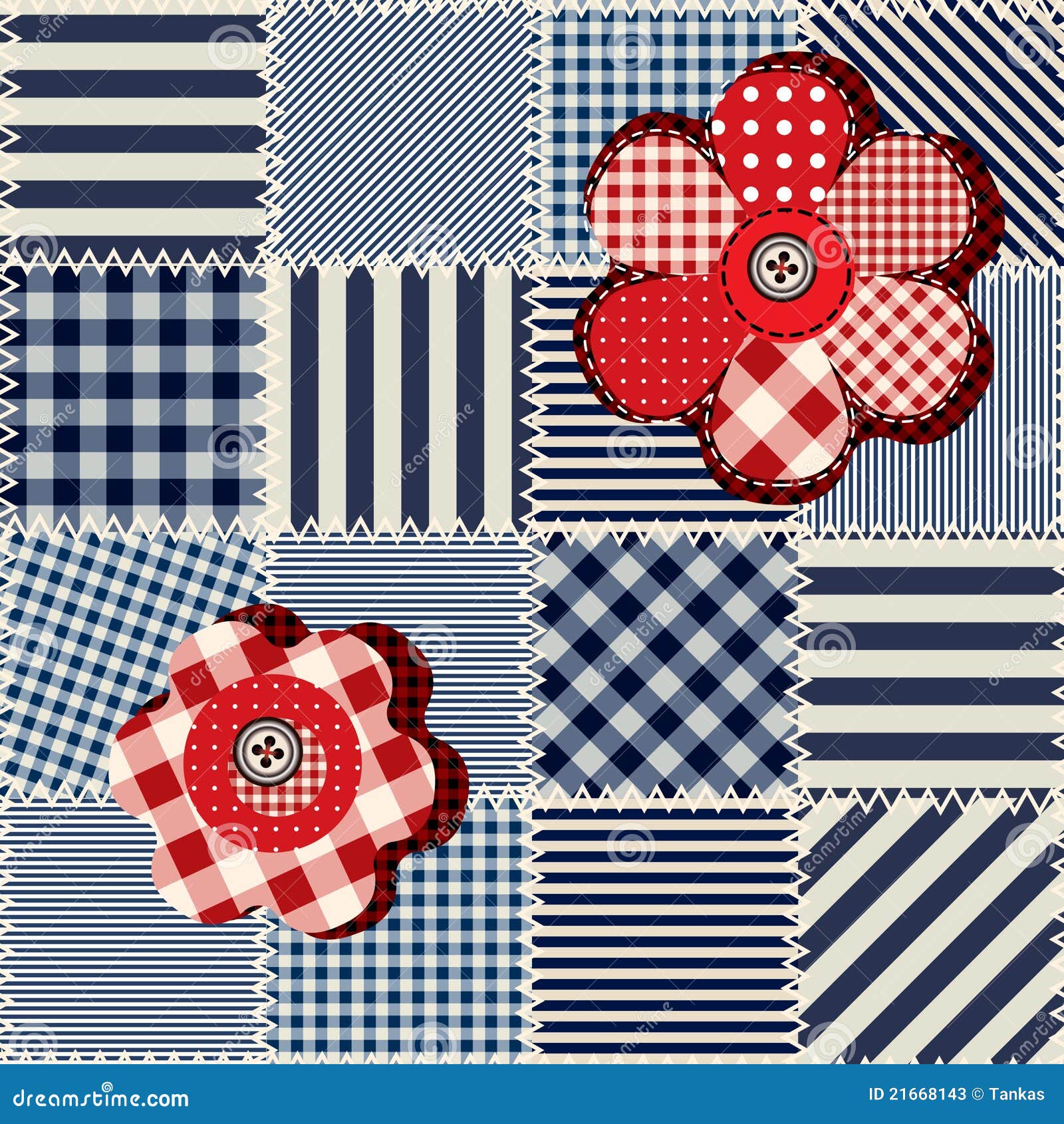 Striked Patchwork Pattern Cartoon Vector | CartoonDealer.com #21668143