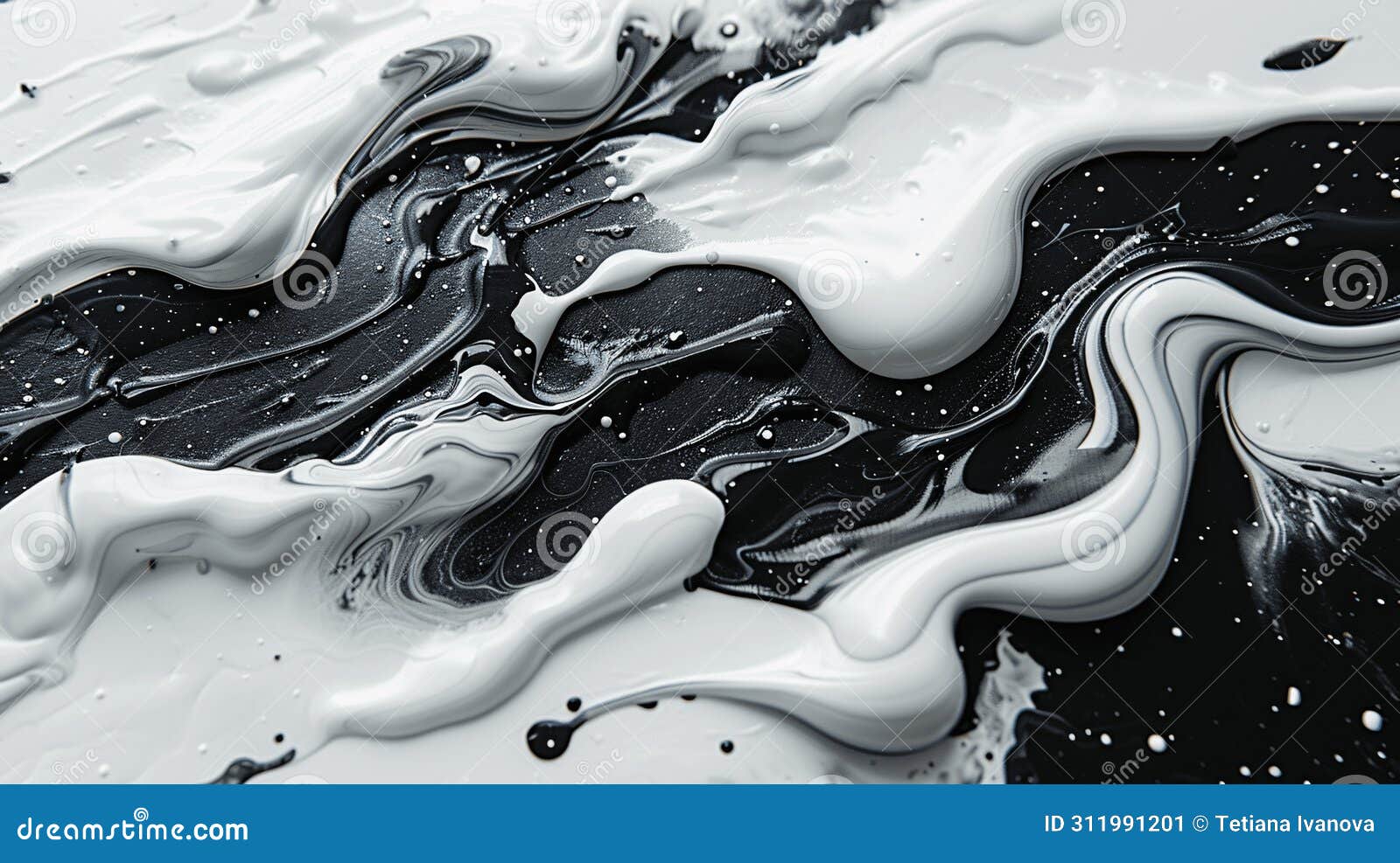 Striking Black and White Canvas for Creative Content. Stock ...