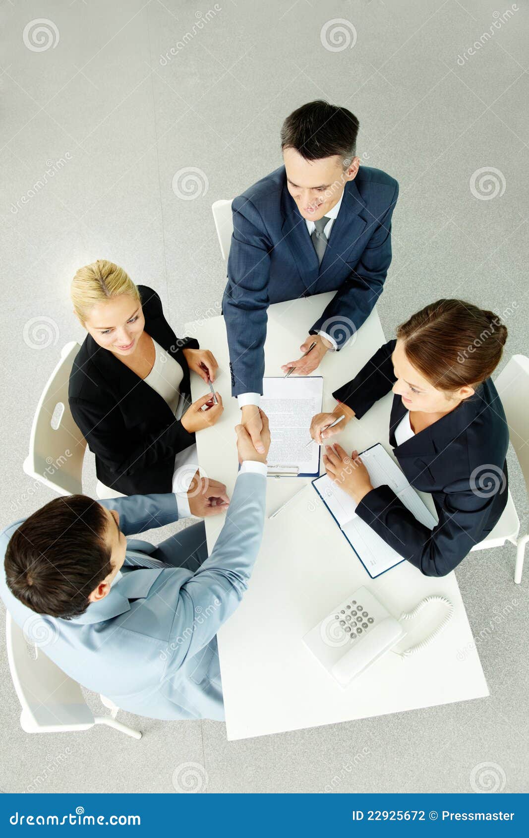 Striking deal stock photo. Image of businesswomen, deal - 22925672