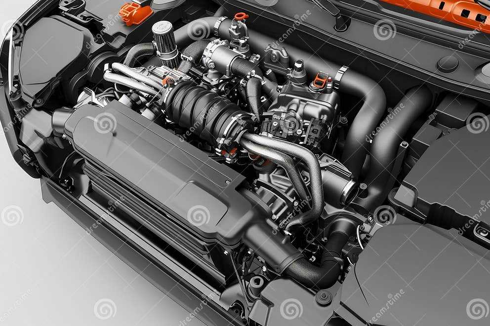 An Intricate View of a High-performance Engine Showcasing Advanced ...