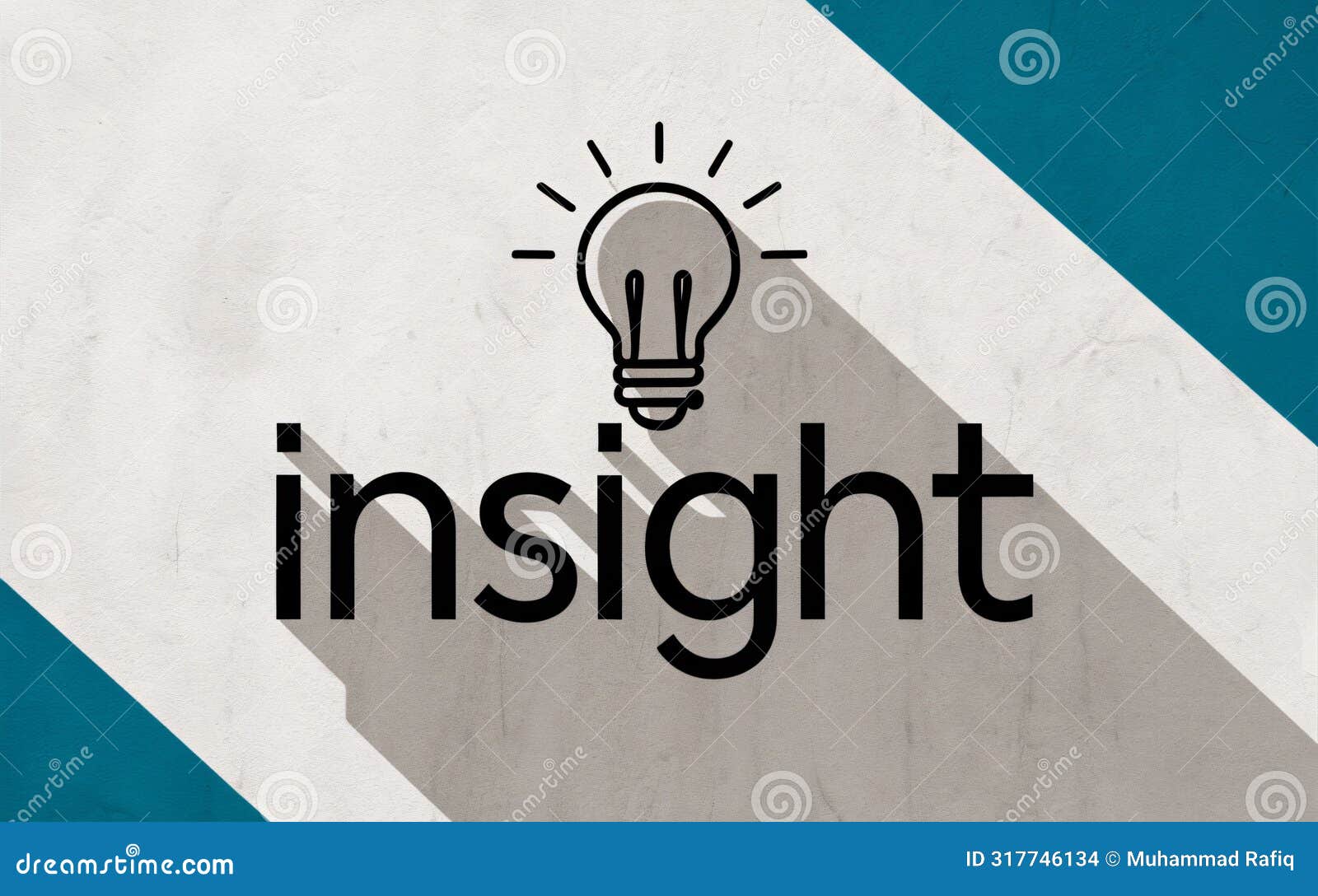 A Striking Illustration of the Word Insight Stock Illustration ...