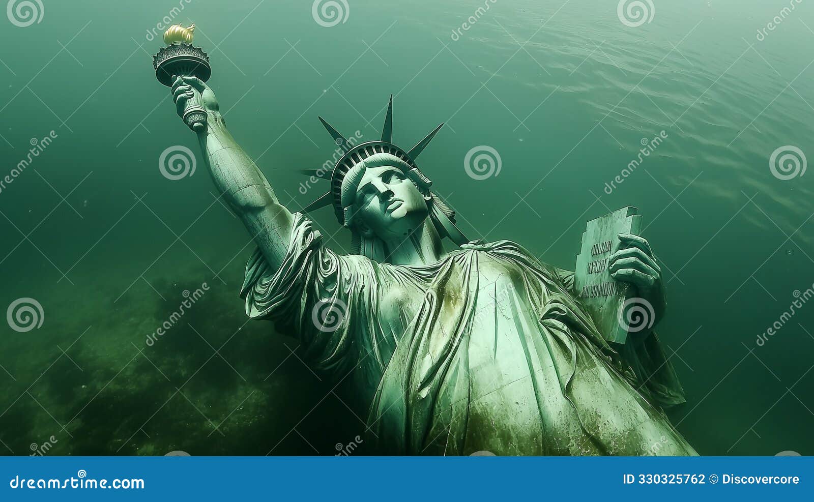 Liberty And Climate Change Royalty-Free Stock Image | CartoonDealer.com ...