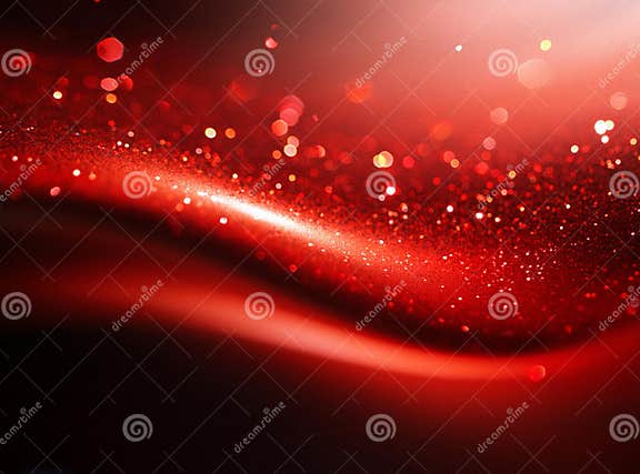 Abstract Grainy Background with Glowing Red Color Flow Stock ...