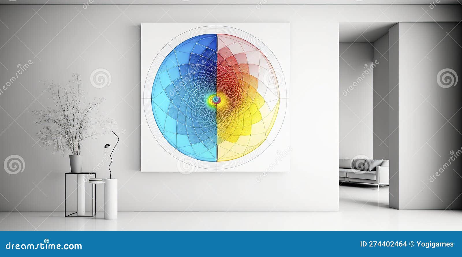 Striking Image that Showcases the Capabilities of AI, Such As a Machine ...