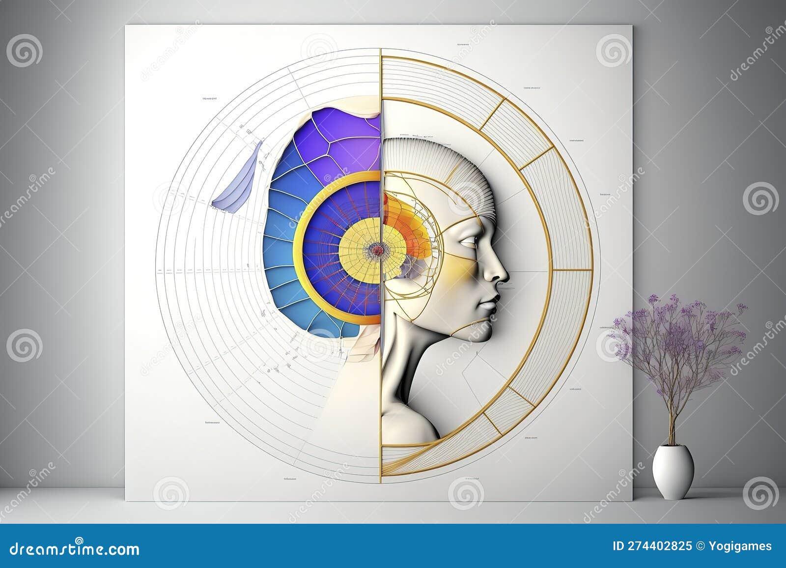 Striking Image That Showcases The Capabilities Of Ai Such As A Machine Learning Algorithm In