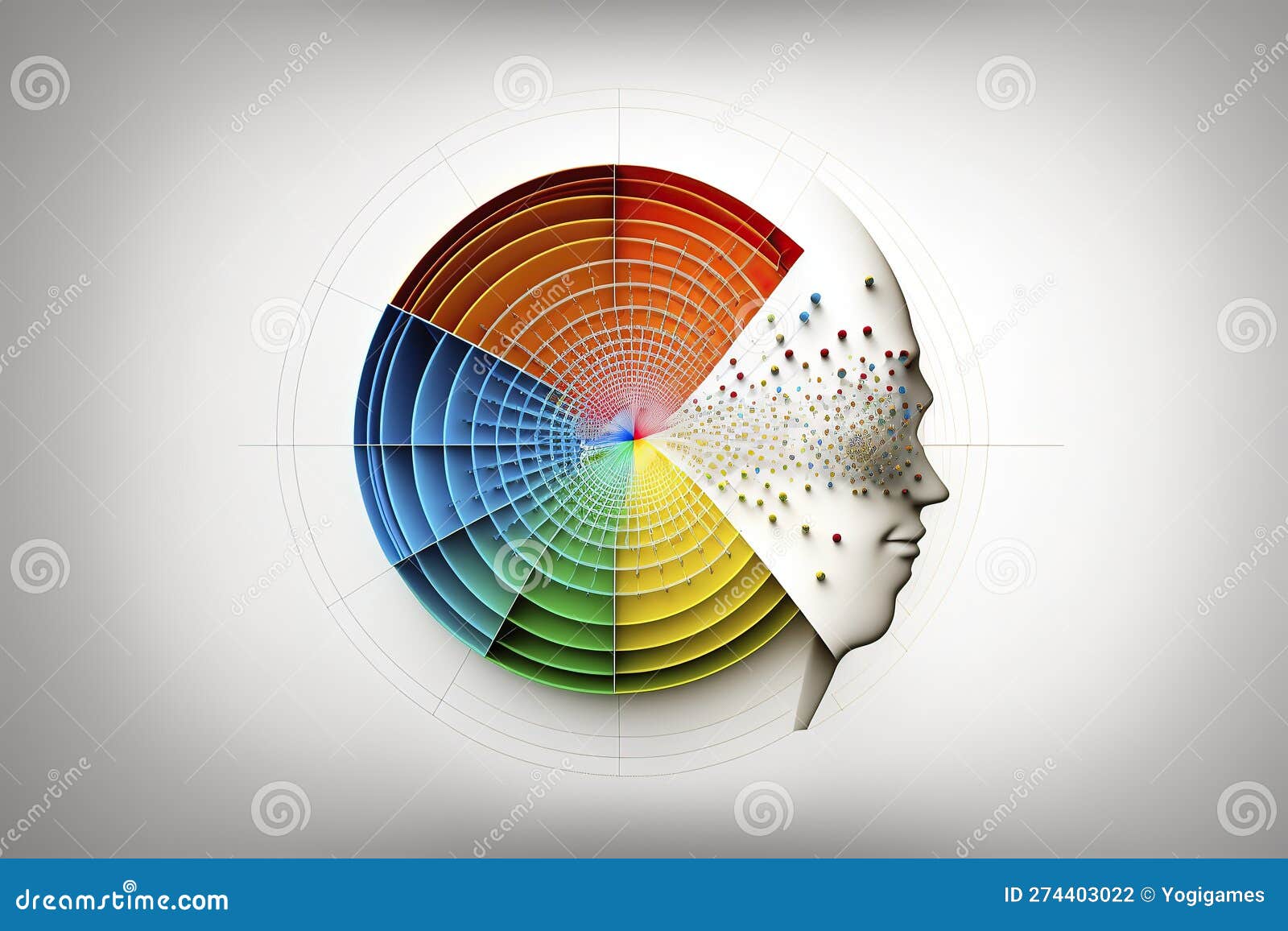 Striking Image that Showcases the Capabilities of AI, Such As a Machine ...