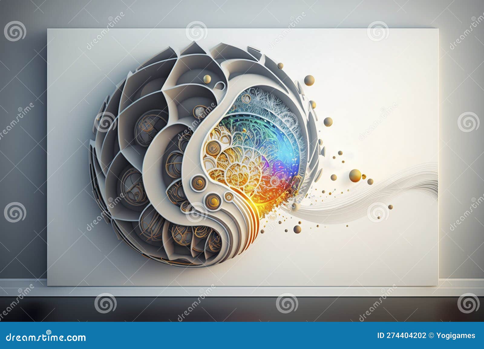 Striking Image that Showcases the Capabilities of AI, Such As a Machine ...