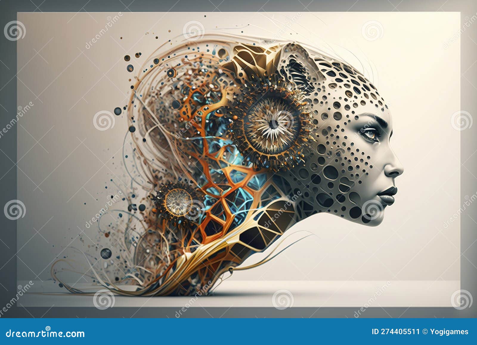 Striking Image That Showcases The Capabilities Of Ai Such As A Machine Learning Algorithm In