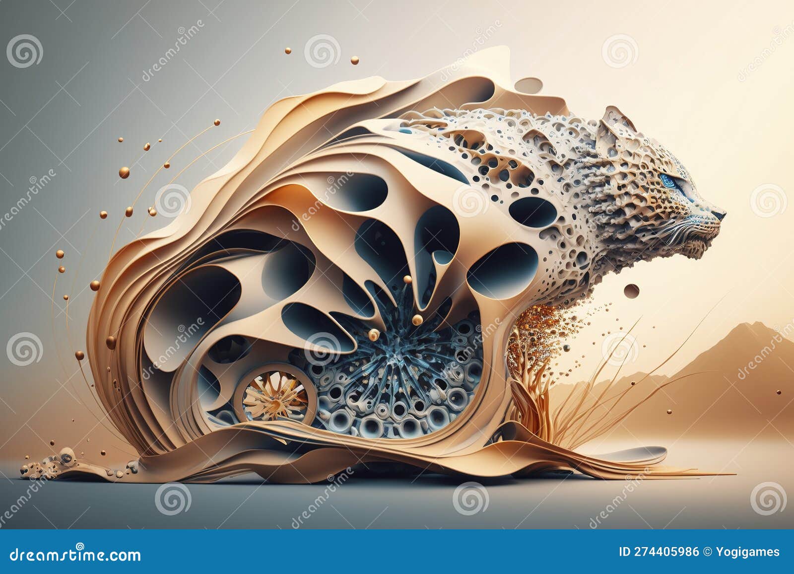 Striking Image that Showcases the Capabilities of AI, Such As a Machine ...