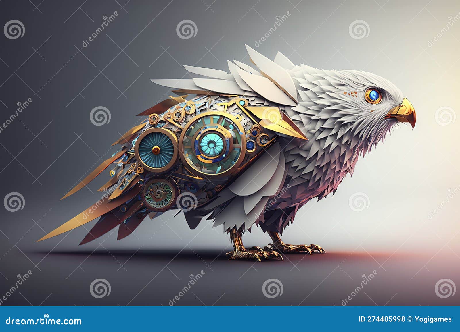 Striking Image that Showcases the Capabilities of AI, Such As a Machine ...