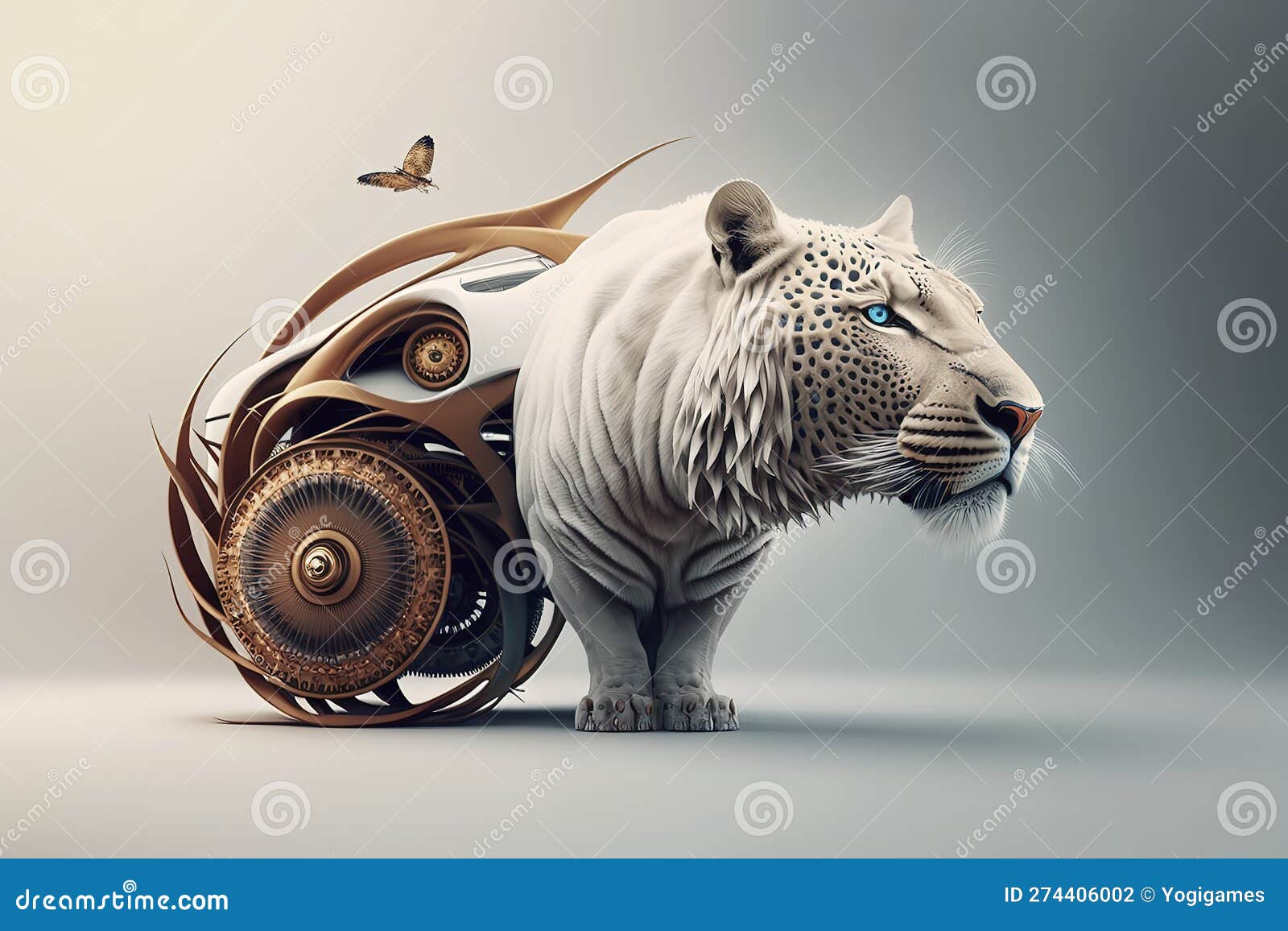 Striking Image that Showcases the Capabilities of AI, Such As a Machine ...