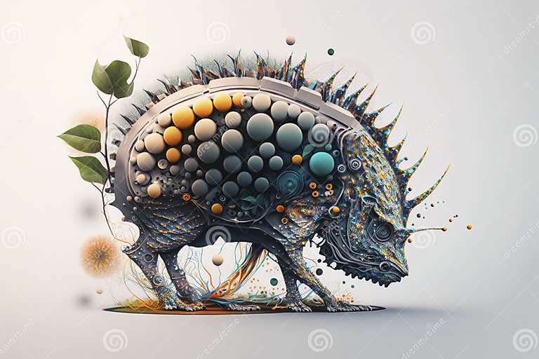 Striking Image that Showcases the Capabilities of AI, Such As a Machine Learning Algorithm in ...