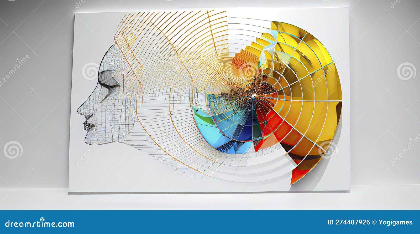 Striking Image that Showcases the Capabilities of AI, Such As a Machine ...