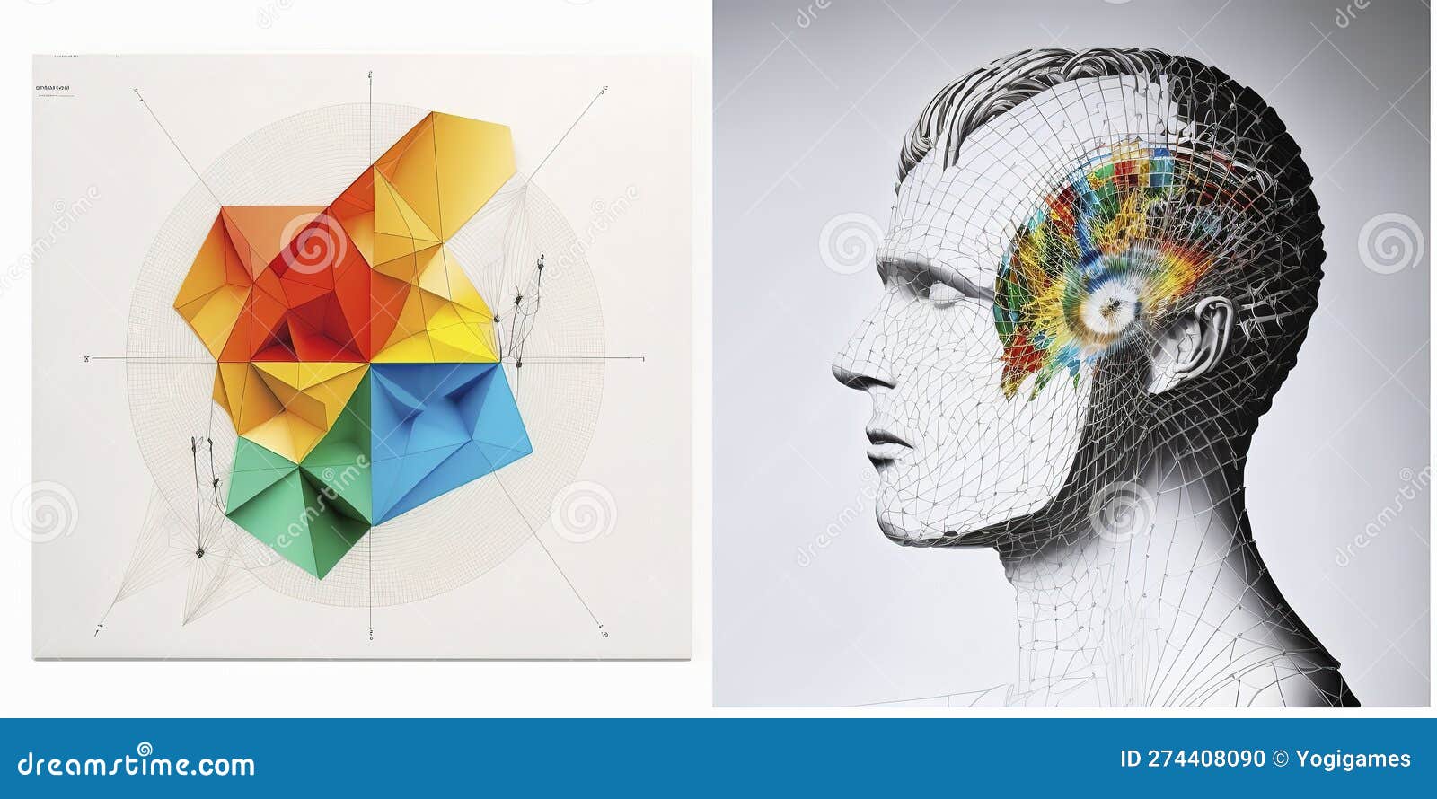 Striking Image that Showcases the Capabilities of AI, Such As a Machine ...