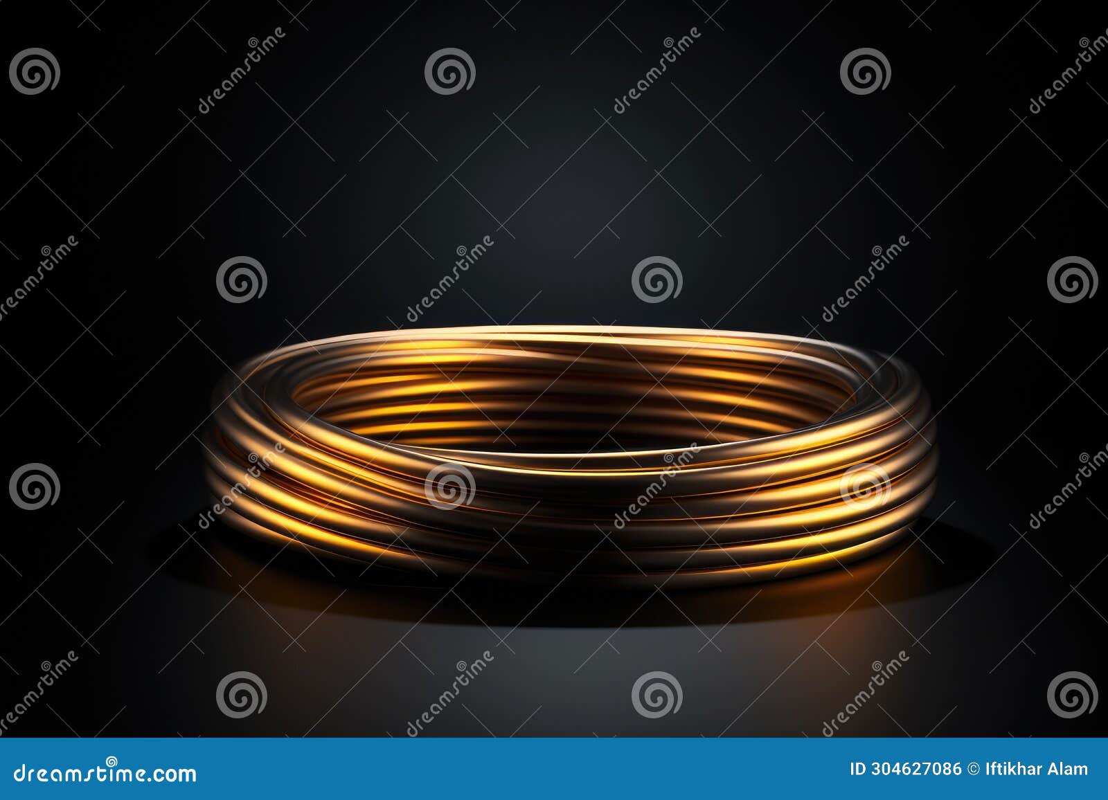 A Striking Image Showcasing a Stack of Gleaming Gold Rings, Creating an ...