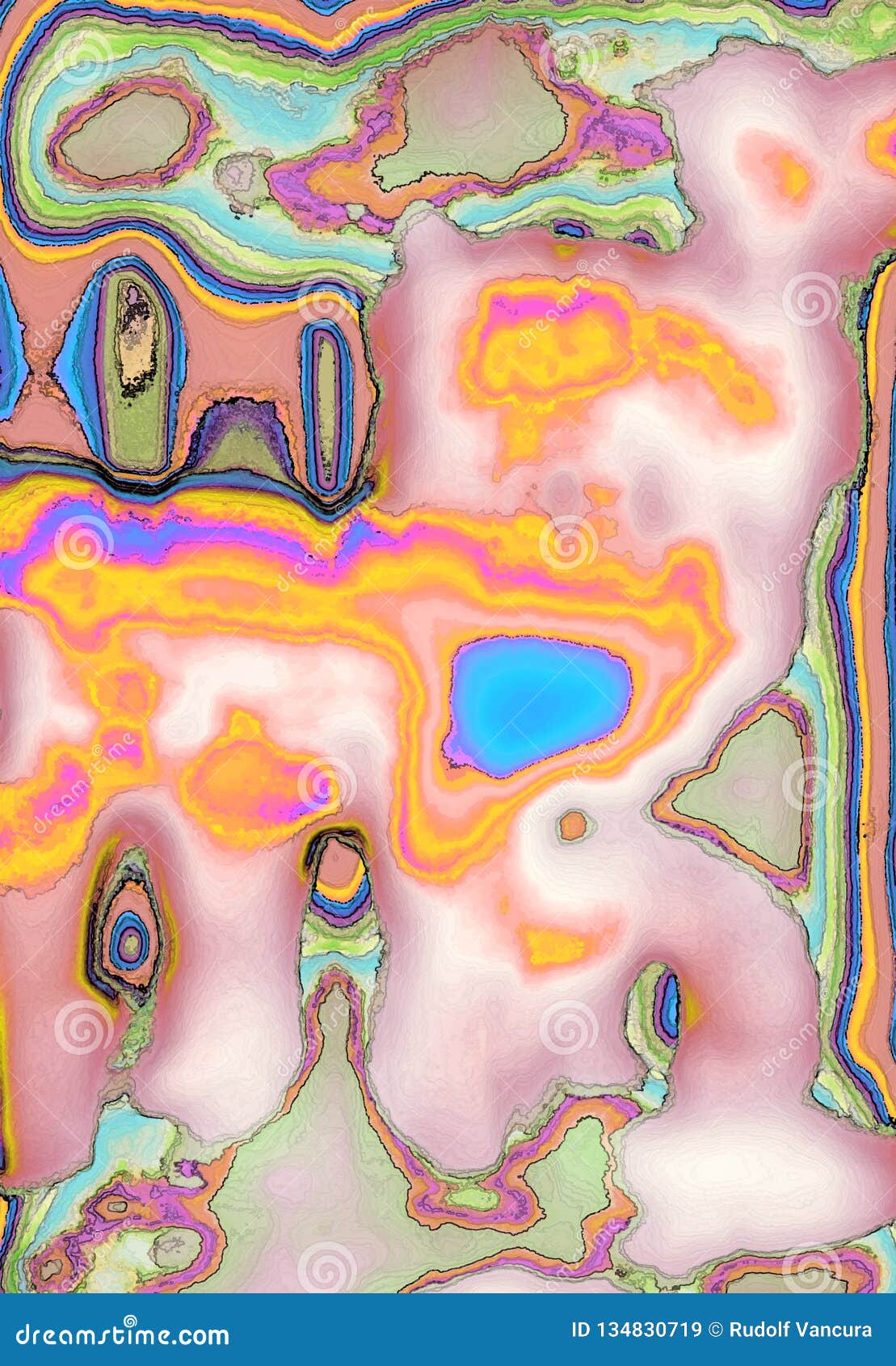 Striking Intriguing Bizarre Surreal Abstract Stock Illustration ...