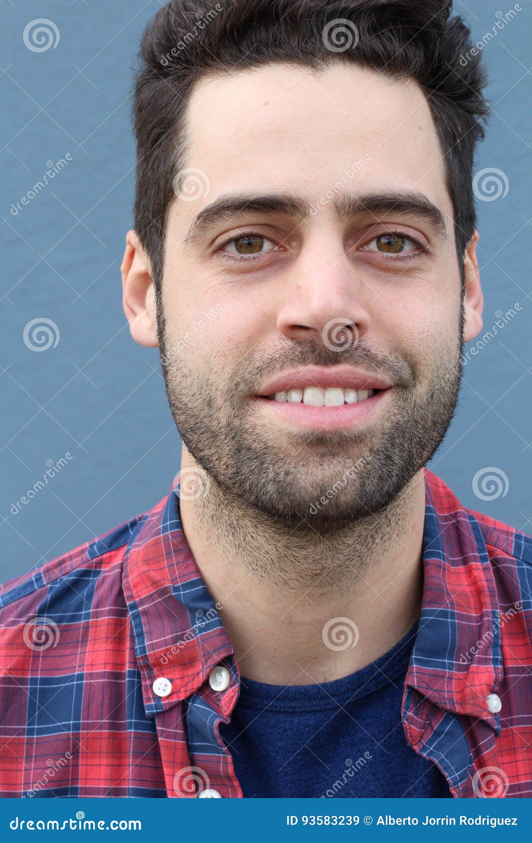 Striking Man Smiling Close Up Stock Image - Image of personable, casual ... Striking Man Smiling Close Up Stock Image - Image of personable, casual ...