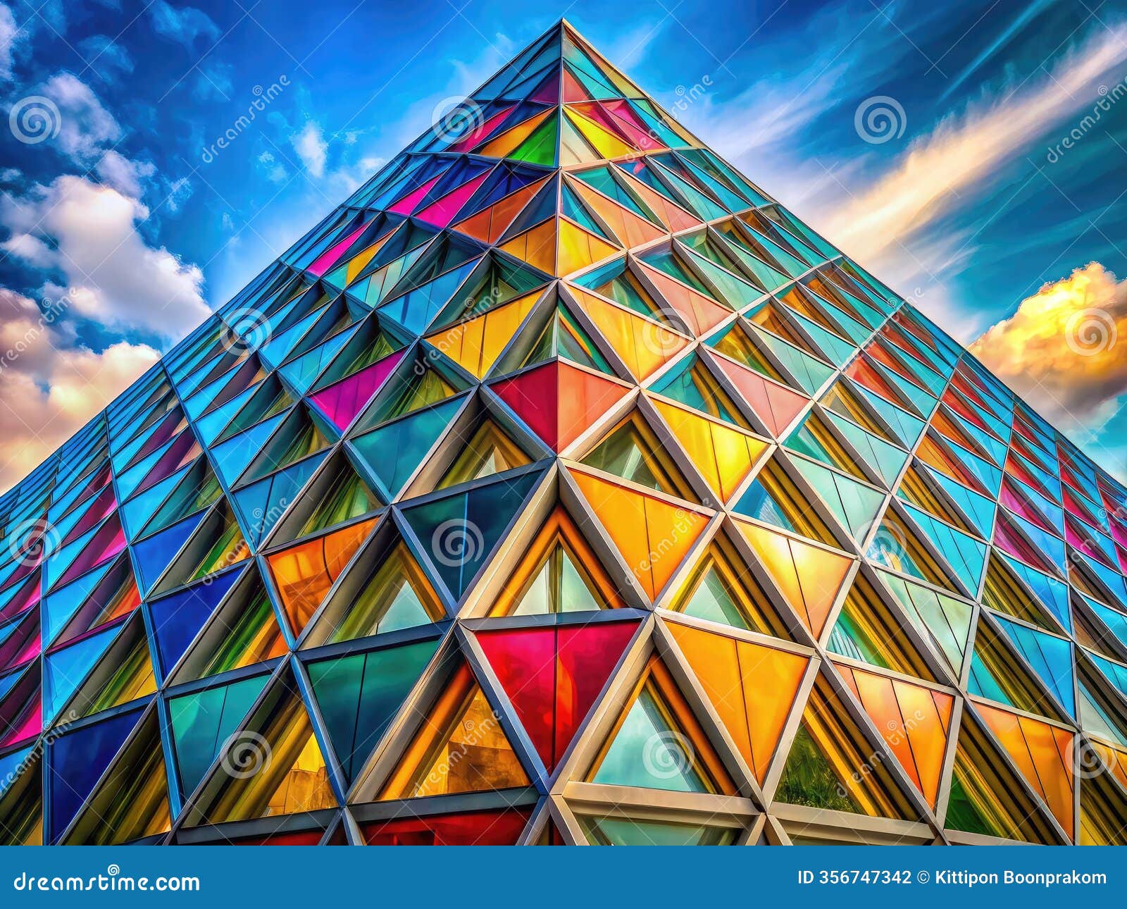 A Striking Modern Architectural Visualization Triangular Map Design in ...