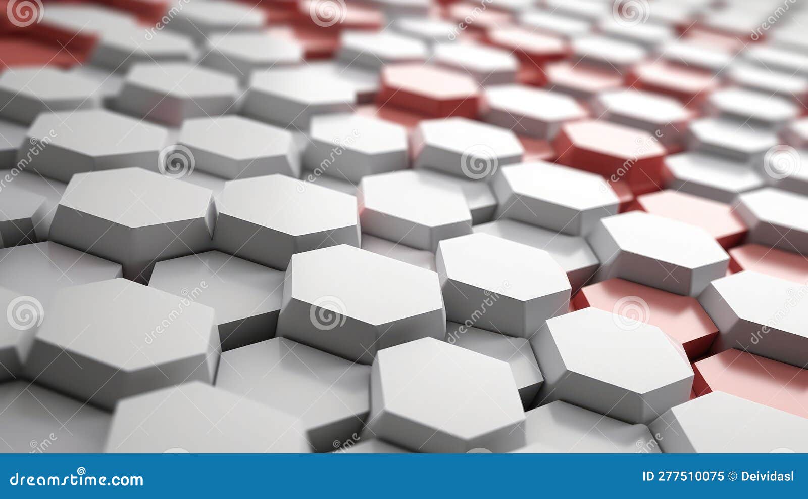 Striking Modern Architecture Abstract Background With Hexagonal Shapes ...